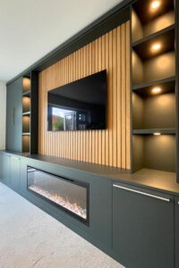 28 Modern Media Wall Ideas That Redefine Living Rooms - The Great Hack Shack