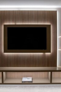 28 Modern Media Wall Ideas That Redefine Living Rooms - The Great Hack Shack