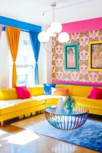 22 Bold & Beautiful Yellow Couch Living Room Ideas - The Great Hack Shack