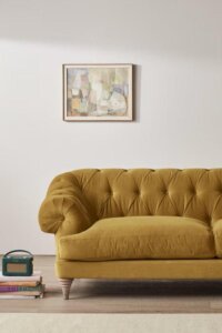 27 Stunning Ways to Style a Yellow Sofa Living Room - The Great Hack Shack