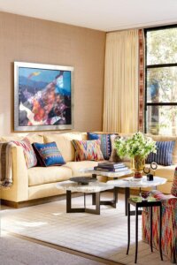 27 Stunning Ways to Style a Yellow Sofa Living Room - The Great Hack Shack